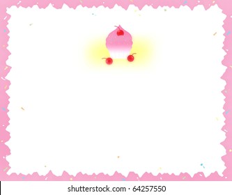 Cherry Cupcaketext Box Stock Illustration 64257550 | Shutterstock