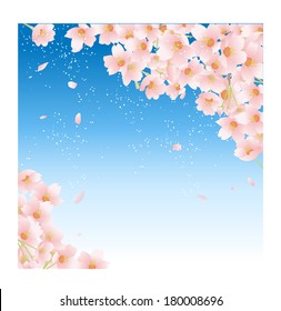 Cherry Tree Frame Illustration Stock Illustration 180008696 | Shutterstock