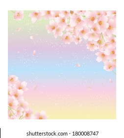 Cherry Tree Frame Illustration Stock Illustration 180008747 | Shutterstock