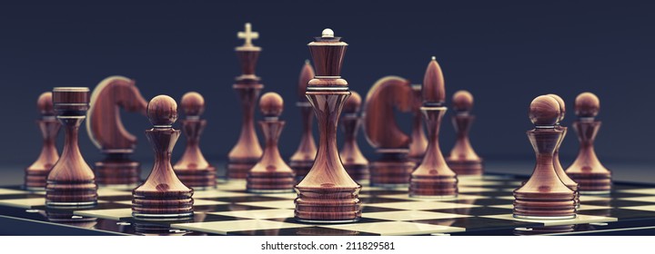 Chess Background Checkmate High Resolution 3d Stock Illustration ...