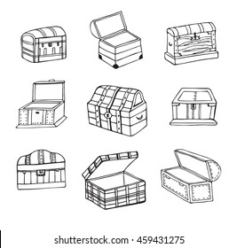 3,433 Treasure chest outline Images, Stock Photos & Vectors | Shutterstock