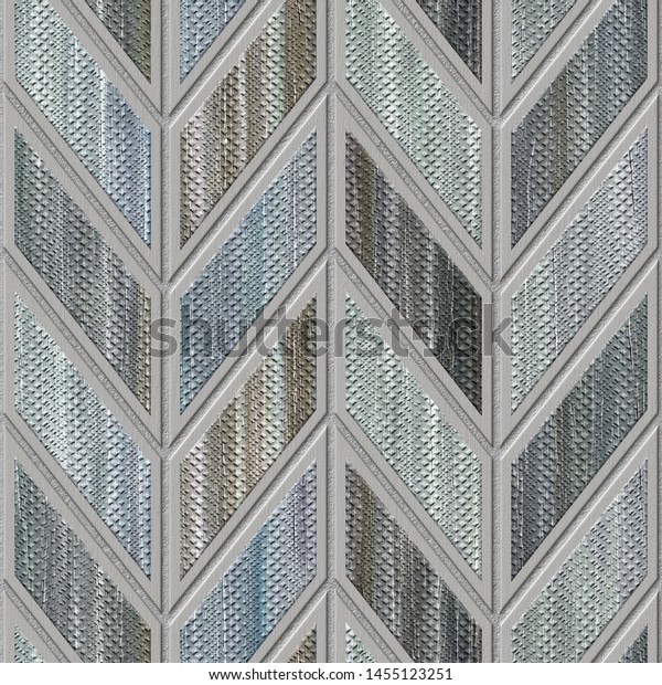 Chevron Pattern On Carving Background Seamless Stock Illustration ...