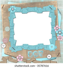 Childrens Frame Boy Stock Illustration 35787616 | Shutterstock