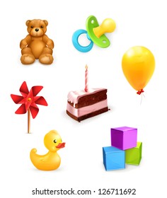 Childrens Set Bitmap Copy Stock Illustration 126711692 | Shutterstock
