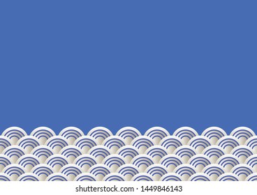 Chinese Scale Pattern Oriental Background New Stock Illustration ...