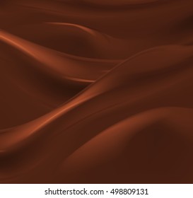 Chocolate Abstract Wave Background Bitmap Copy Stock Illustration ...