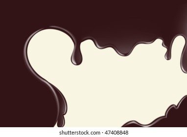 Chocolate Drops Background Stock Illustration 47408848 | Shutterstock