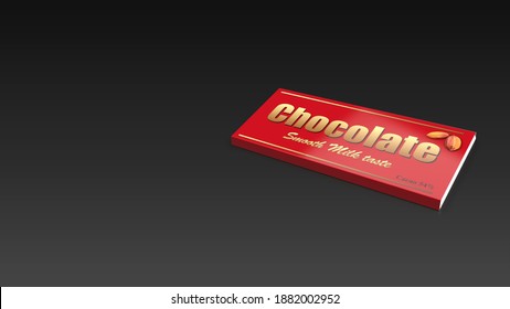 Chocolate Package Design 3d Render Stock Illustration 1882002952 ...