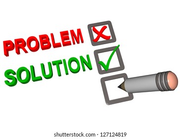 Choose Solution 3d Stock Illustration 127124819 | Shutterstock