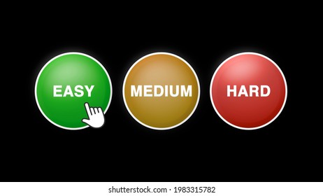 184 Difficulty level icon Images, Stock Photos & Vectors | Shutterstock