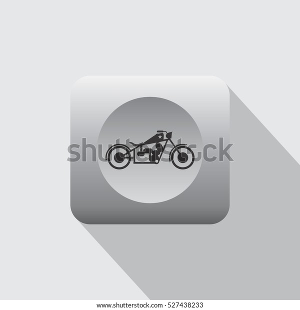Chopper Motorcycle Icon Theme Stock Illustration 527438233 | Shutterstock