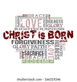 He Risen Religious Words Isolated On Stock Illustration 131451209