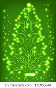 Christmas Tree Background Bitmap Stock Illustration 171958544 ...