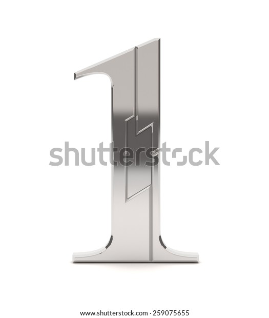 Chrome Number 1 Stock Illustration 259075655 | Shutterstock