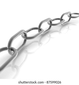 Chromed Chain 3d Render Stock Illustration 87599026 | Shutterstock