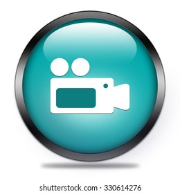 Cinema Button Isolated Stock Illustration 330614276 | Shutterstock