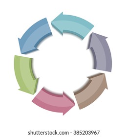 Arrow Wheel Stock Illustration 62407327