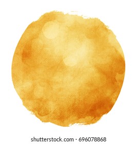 Yellow Wet Watercolor Wash Watercolor Background Stock Illustration ...