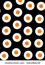 Circle Backdrop Irregular Pattern Modern Design Stock Illustration ...