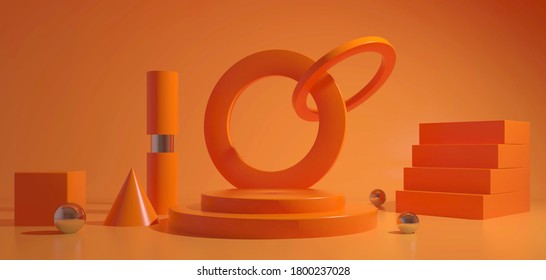 Circle Background 3d Texture Box Stock Illustration 1800237028