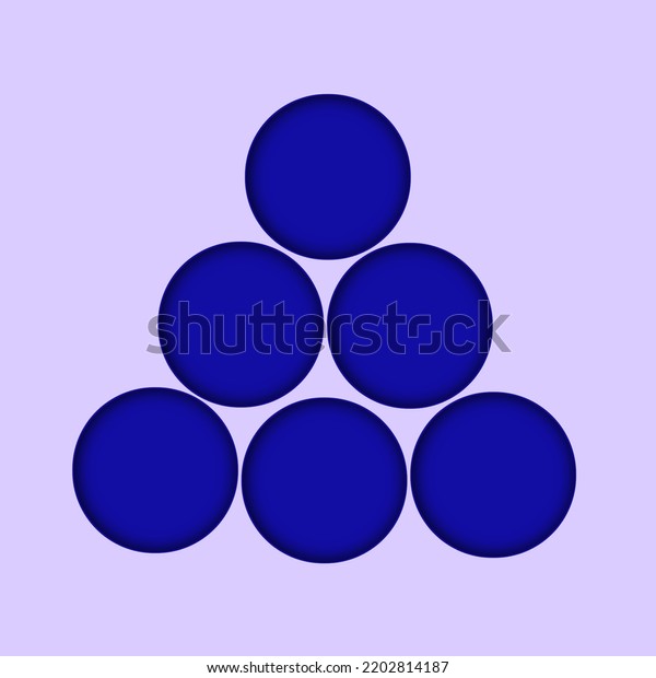 Circle Blue Shapes Learning 2d Geometry Stock Illustration 2202814187 ...