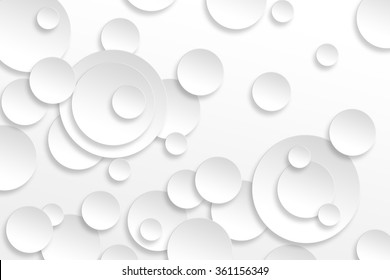 3d White Circle Illustration 3d Rendering Stock Illustration 1114600184 ...