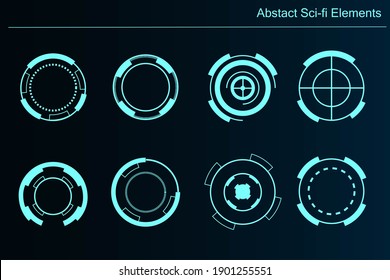 Futuristic Concept Volume Button Sound Control Stock Vector (Royalty ...