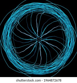 Circle Filled Color Basic Thought Creations Stock Illustration ...