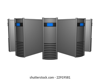 Circle Grey Servers Stock Illustration 22919581 | Shutterstock