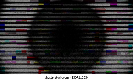 Circle Screen Grid Colored Motion Noise Stock Illustration 1307212534