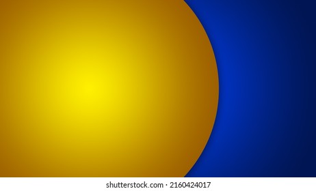 Circle Yellow Background Blue Gradient Stock Illustration 2160424017 ...