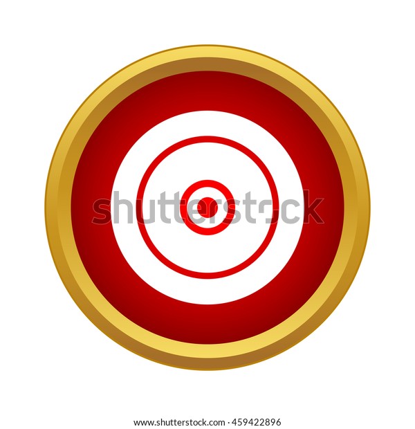 Circles Within Circle Icon Simple Style : illustration de stock ...