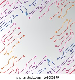Circuit Board Pattern Abstract Technology Circuit Stock Vector (Royalty ...