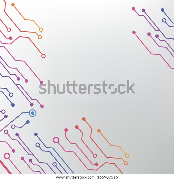 Circuit Board Background Bitmap Illustration 库存插图 166907516 | Shutterstock