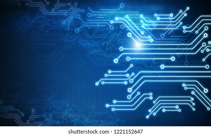 Circuit Chip Concept Stock Illustration 1221152647 | Shutterstock