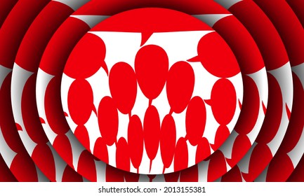 Circular Background Design Concept Surrounded By Stock Illustration ...