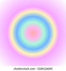 Circular Background Gradient Rainbow Colors Editing Stock Illustration ...