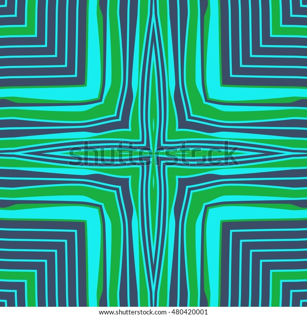 Circular Cross Striped Pattern Hand Drawn Stock Illustration 480420001 ...