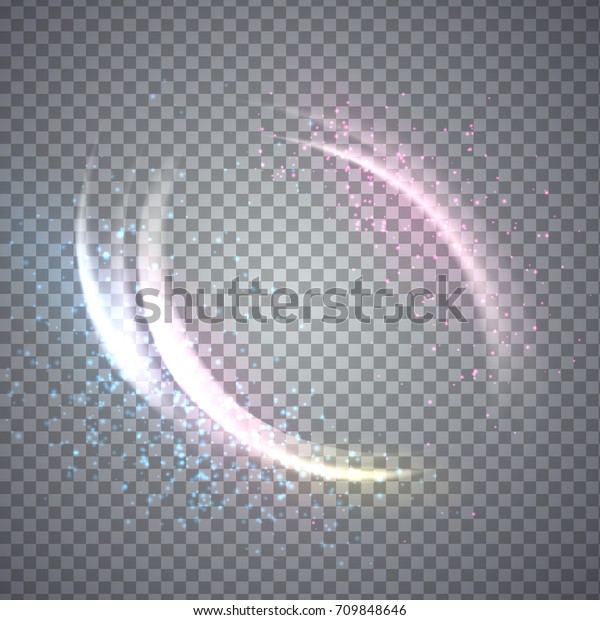 Circular Flare Light Effect Illustration Isolated Stock Illustration ...