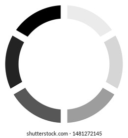Circular Loading Sign Isolated On White Stock Illustration 1481272145 ...