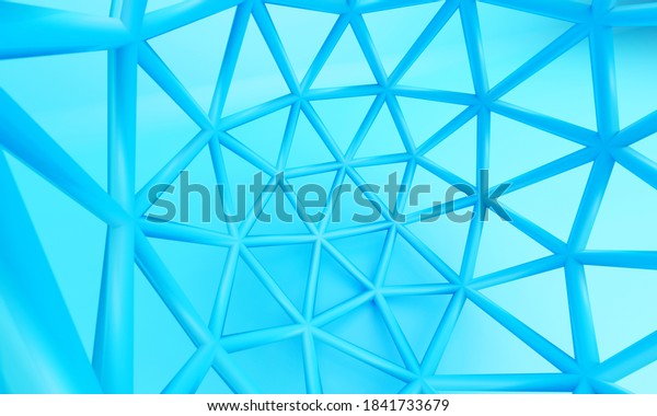 Circular Net 3dcg Background Image Stock Illustration 1841733679 ...