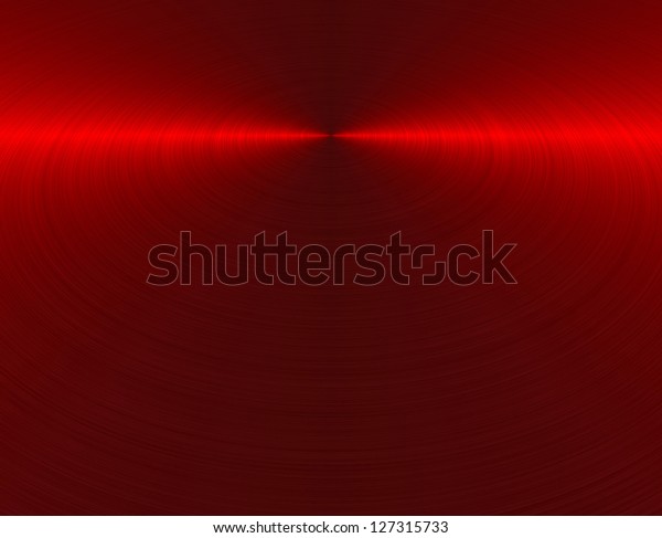 Circular Red Metallic Background Stock Illustration 127315733 ...