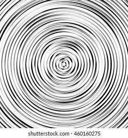 Circular Ripple Pattern Concentric Circles Rings Stock Illustration ...