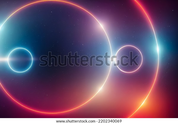 Circular Tech Science Global Orbit Light Stock Illustration 2202340069 ...