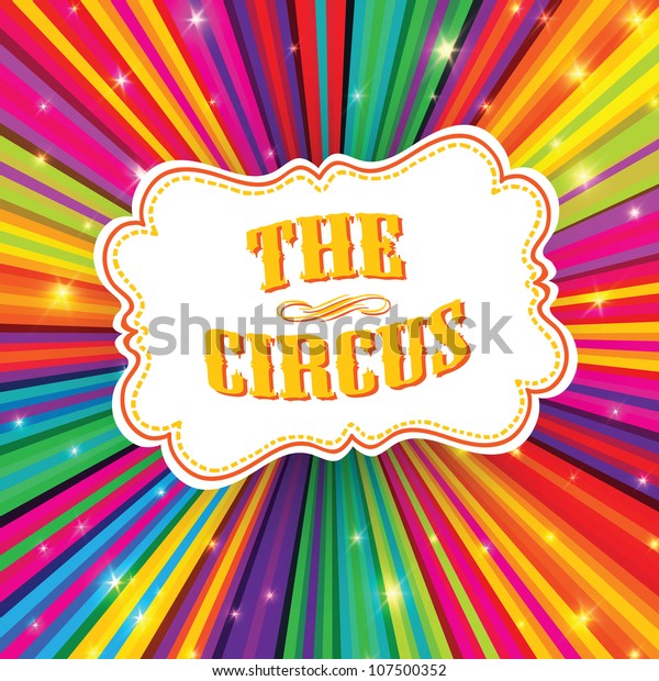 Circus Themed Abstract Background Raster Version Stock Illustration ...