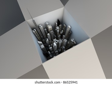 City Box Stock Illustration 86525941 | Shutterstock