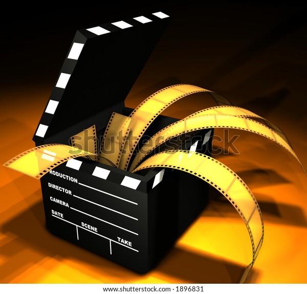 Clapboard Open Box Stock Illustration 1896831 | Shutterstock