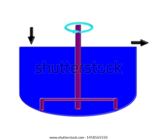 Clarifier Clarification Operation Process Diagram Stock Illustration ...