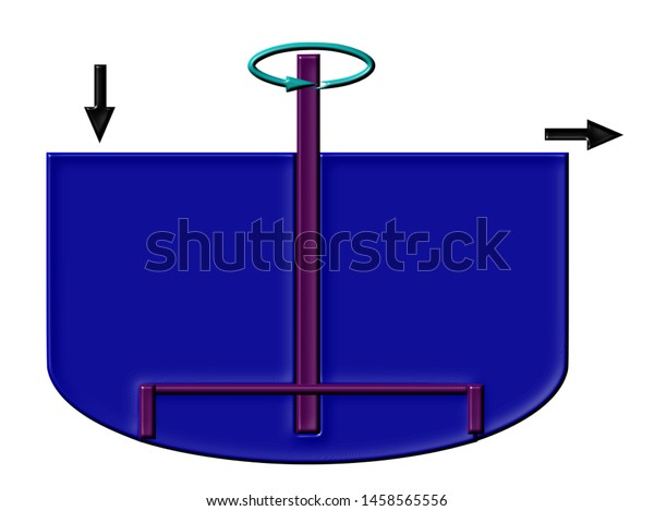 Clarifier Clarification Operation Process Diagram Stock Illustration ...