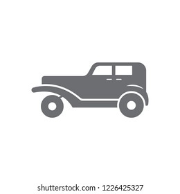 Classic Car Icon Simple Element Illustration Stock Illustration ...